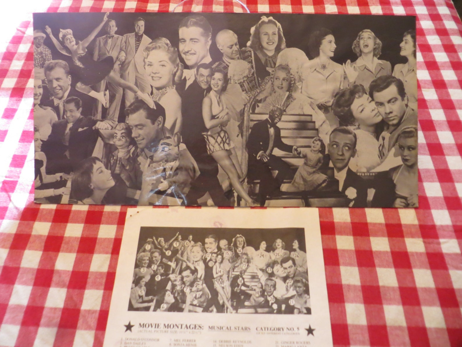 Movie Montages Musical Stars Caron Garland Kelly. Dailey. - Etsy