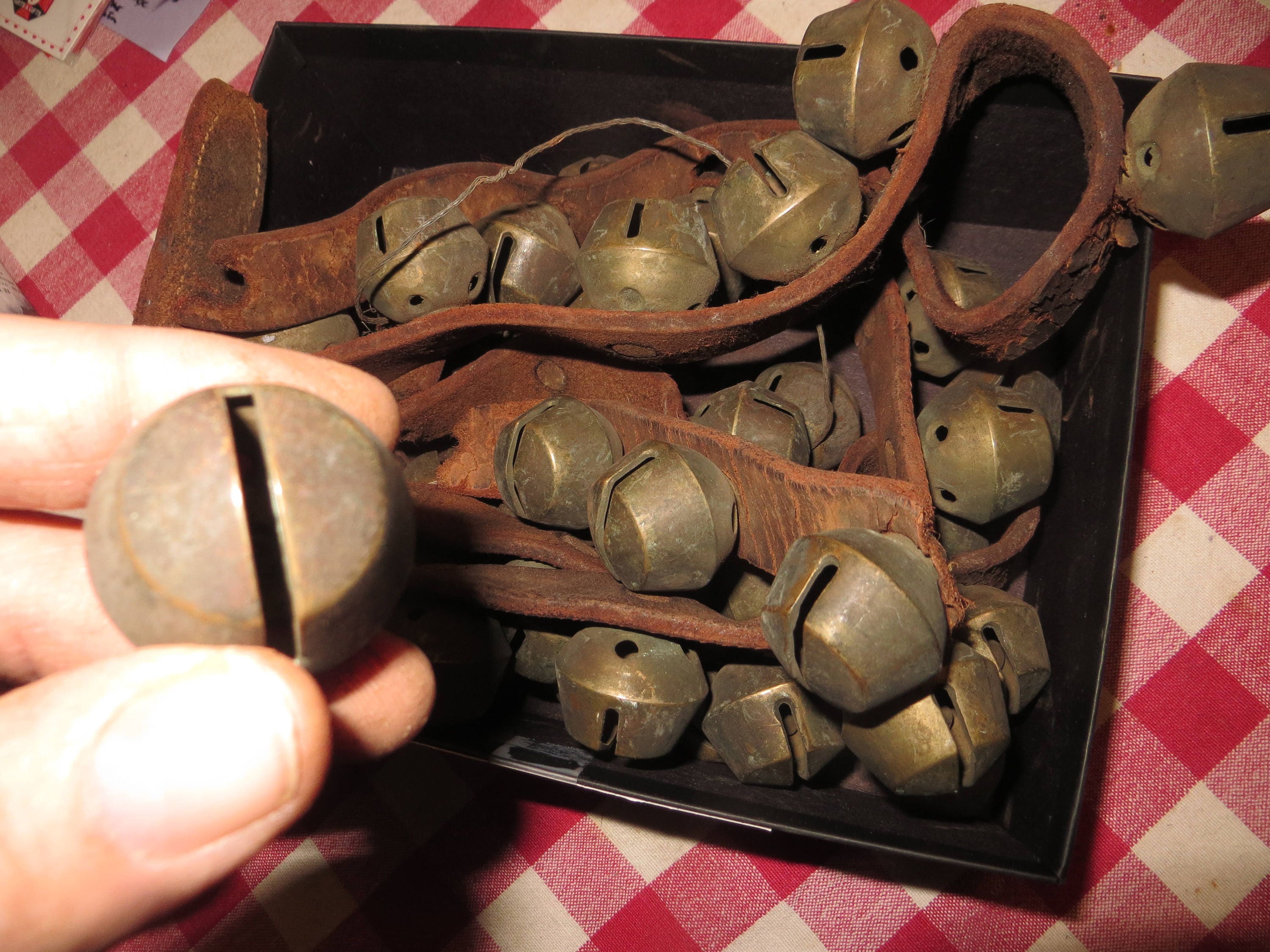 1 Antique Sleigh Bell Number 2 Petal Pattern w/ free ship | Etsy