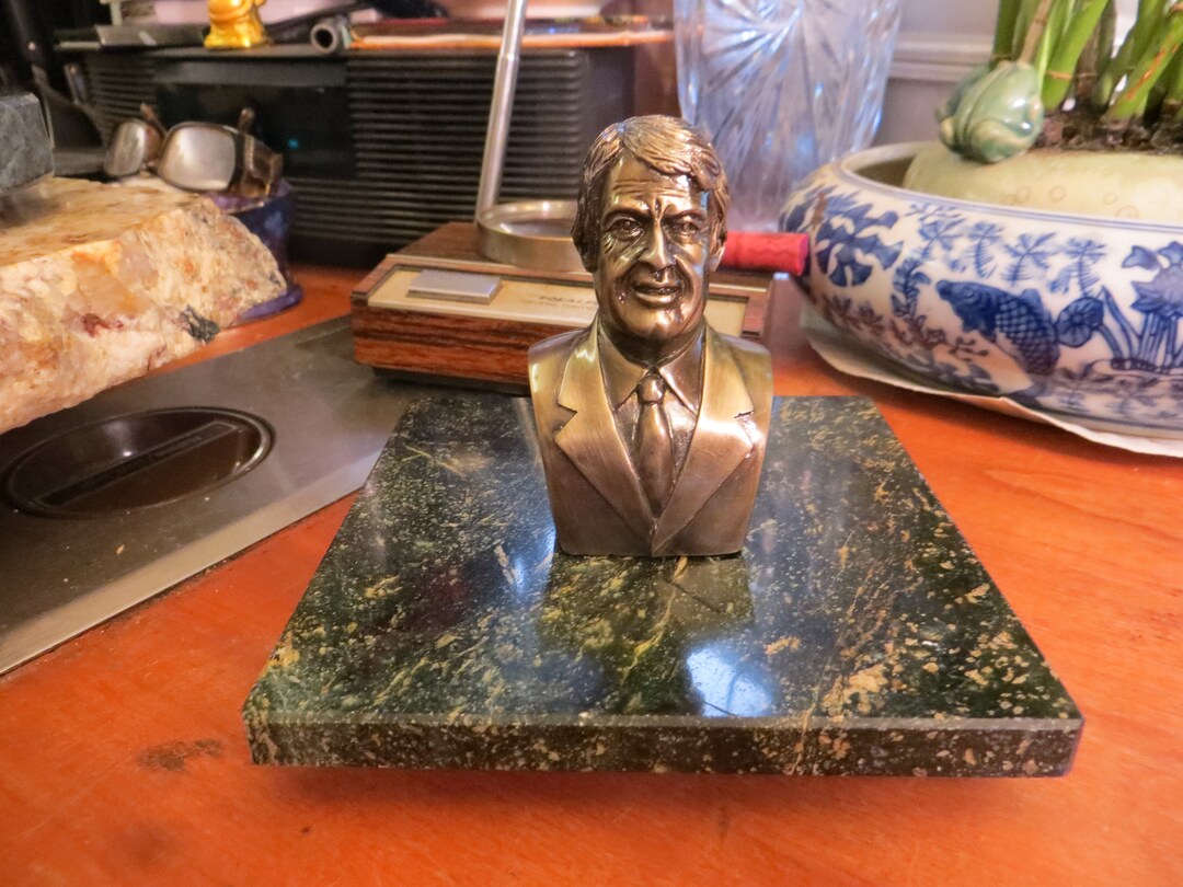 Jimmy Carter Miniature Bust, Vintage, Please Read Description - Etsy