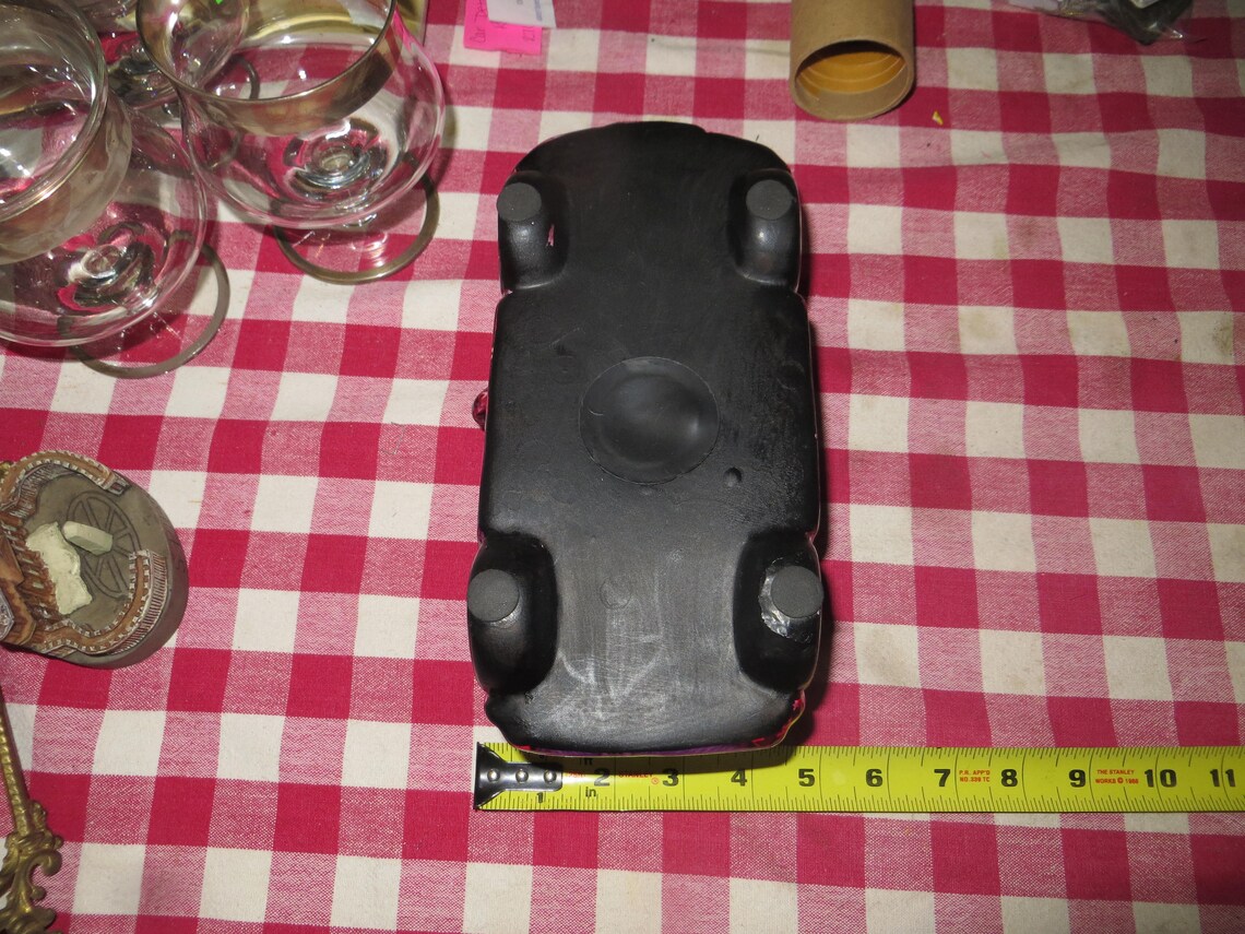 Mini Cooper Colorful Car Bank W/ Plug, Pottery, Change Coins Storage ...