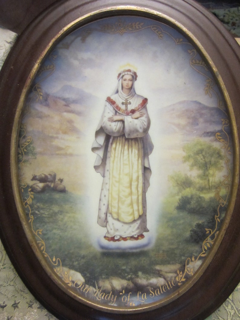 Visions of Our Lady Collector Plates Our Lady of Grace & Our - Etsy