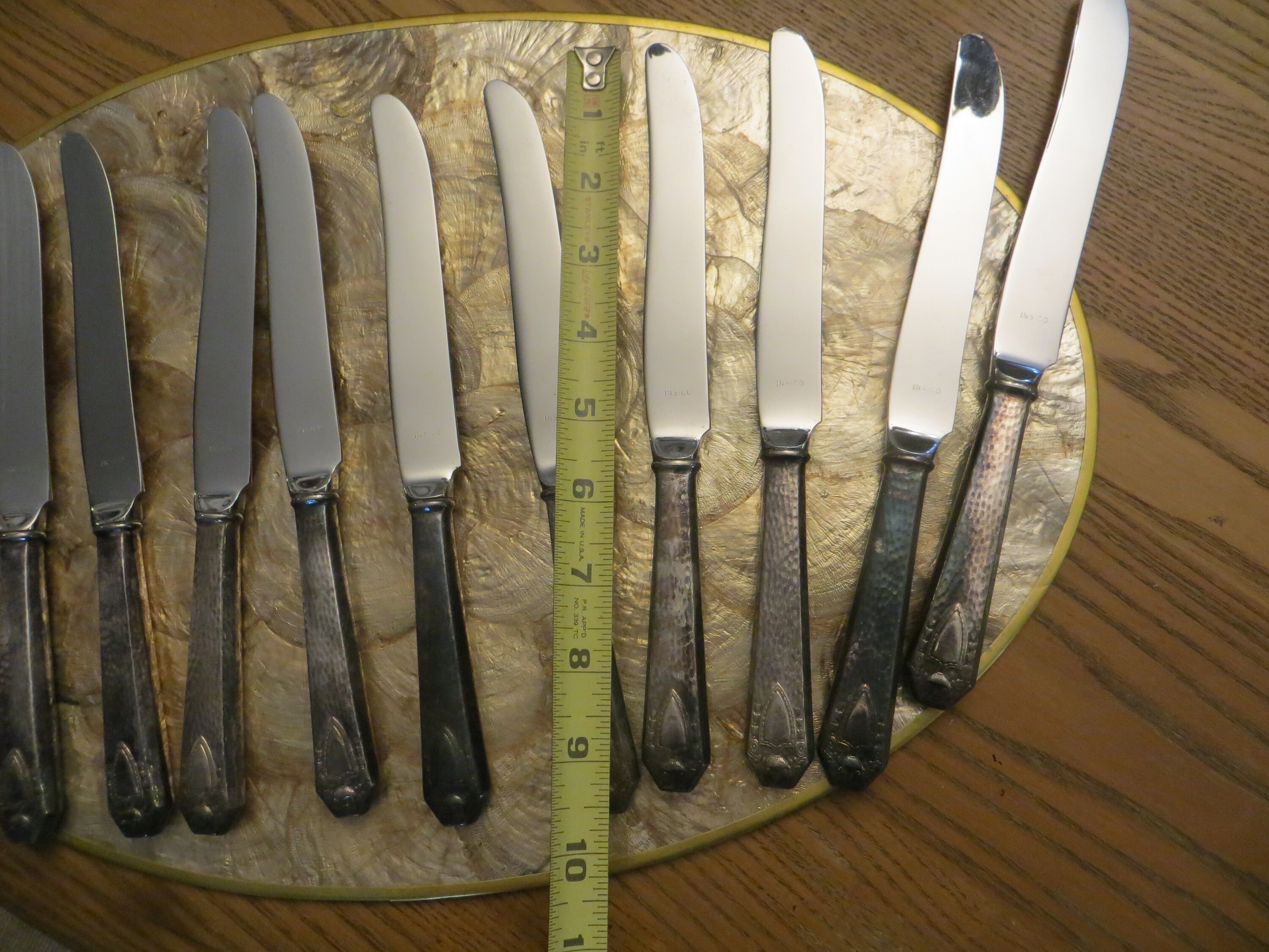11 Insico Stainless 9 1/2 Butter Knives Vintage - Etsy