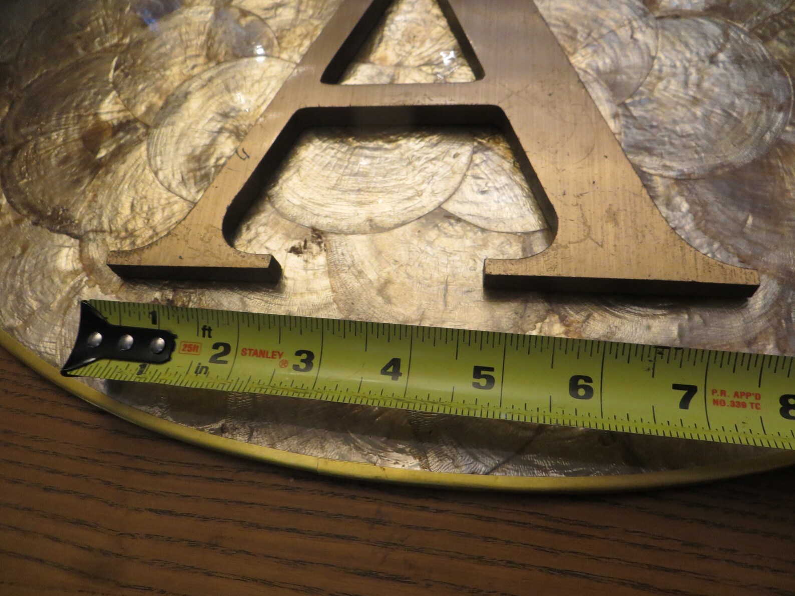 Letter A, Architectural Building Letter. Bronze or Brass Heavy Metal ...