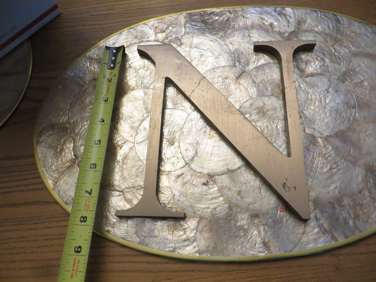 Letter N Architectural Building Letter. Bronze or Brass Heavy - Etsy