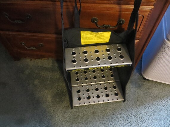 SPORSTEP Portable 2 Step Hooking Ladder - Etsy