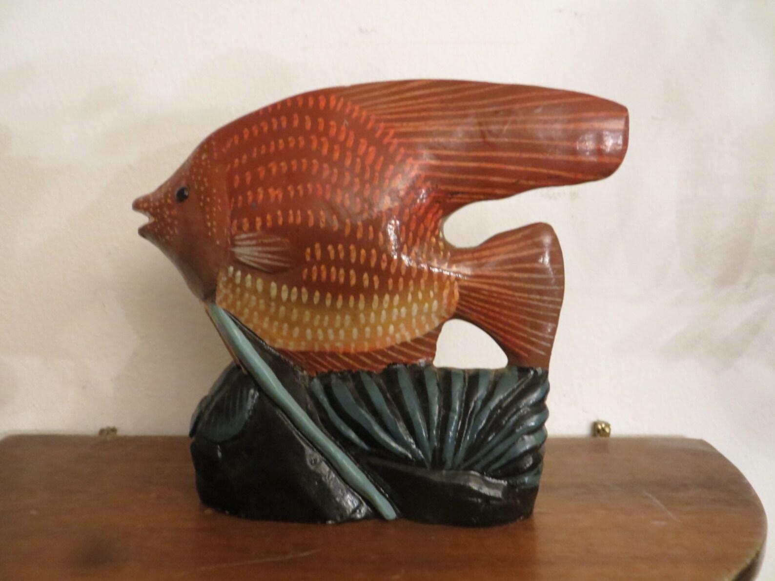 Stone Carved Fish Sculpture Paperweight , Please Read Description - Etsy