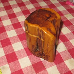Vintage Wood Jewelry Box, Ring Stash Hand Made Puzzle Box - Etsy