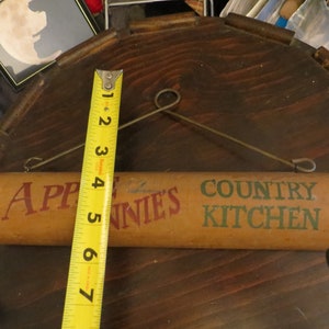 Apple Annie's Country Kitchen Rolling Pin Sign, Country Store Folk Art ...