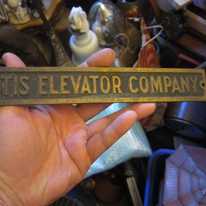 Otis Elevator Company Plaque Sign - Etsy