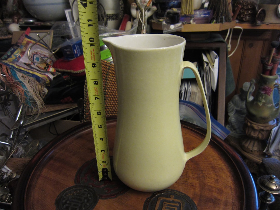 Mid-century Signed Mann Studio Pottery Pitcher - Etsy