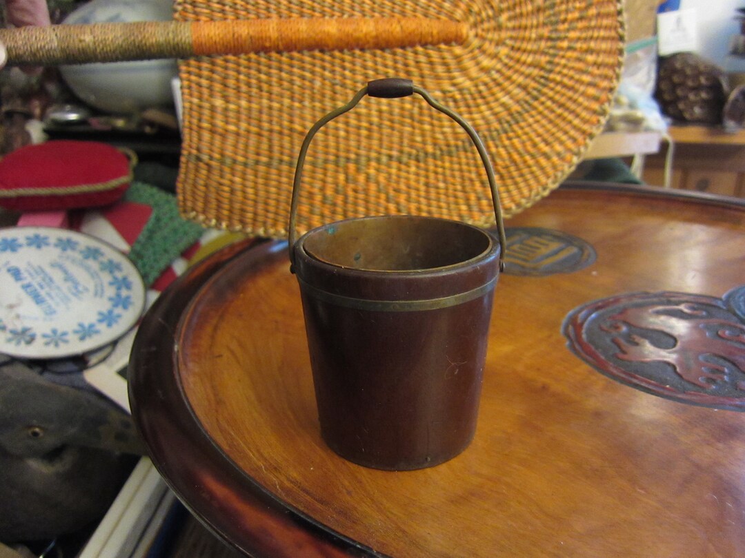 Antique Treen Wooden Miniature Primitive Bucket Pale Salesman Sample - Etsy