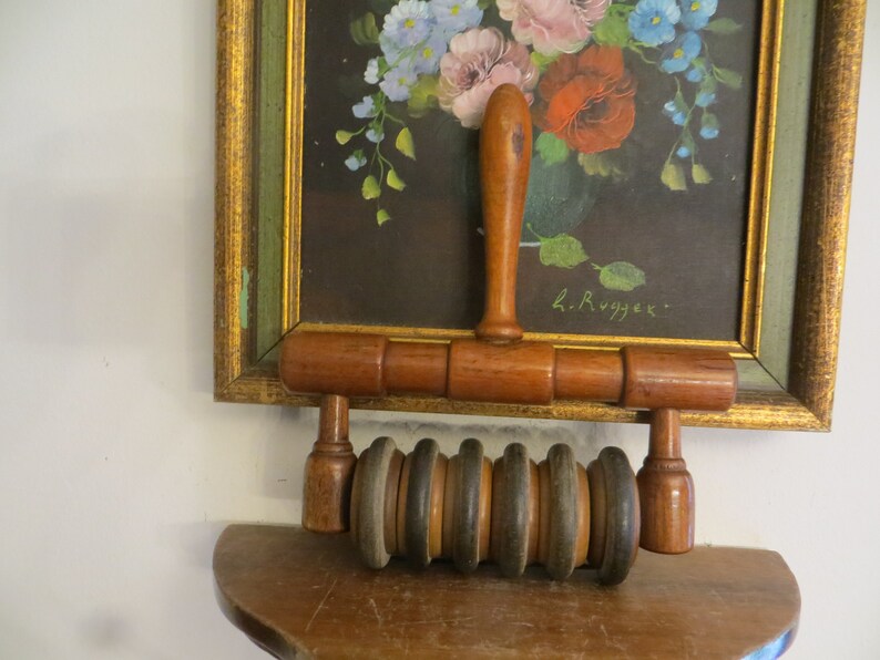 Antique 1800'S Wood Hand Held Massager Device Health - Etsy