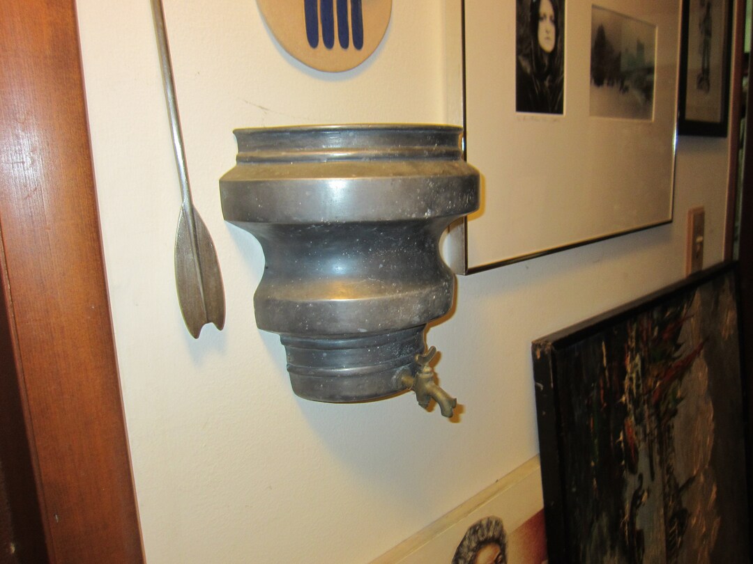 Vintage Wall Water Fountain - Wall Pocket Vase, Please Read Description ...