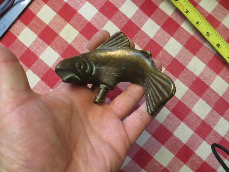 Bronze Brass Fish Finial Furniture Clock Topper Sculpture - Etsy