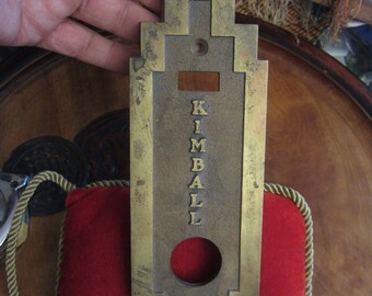 Otis Elevator Button Plate/ Vintage Brass Otis/ Elevator Plate ...
