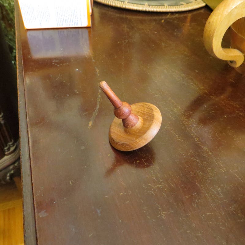 Wooden Spinning Tops - Etsy