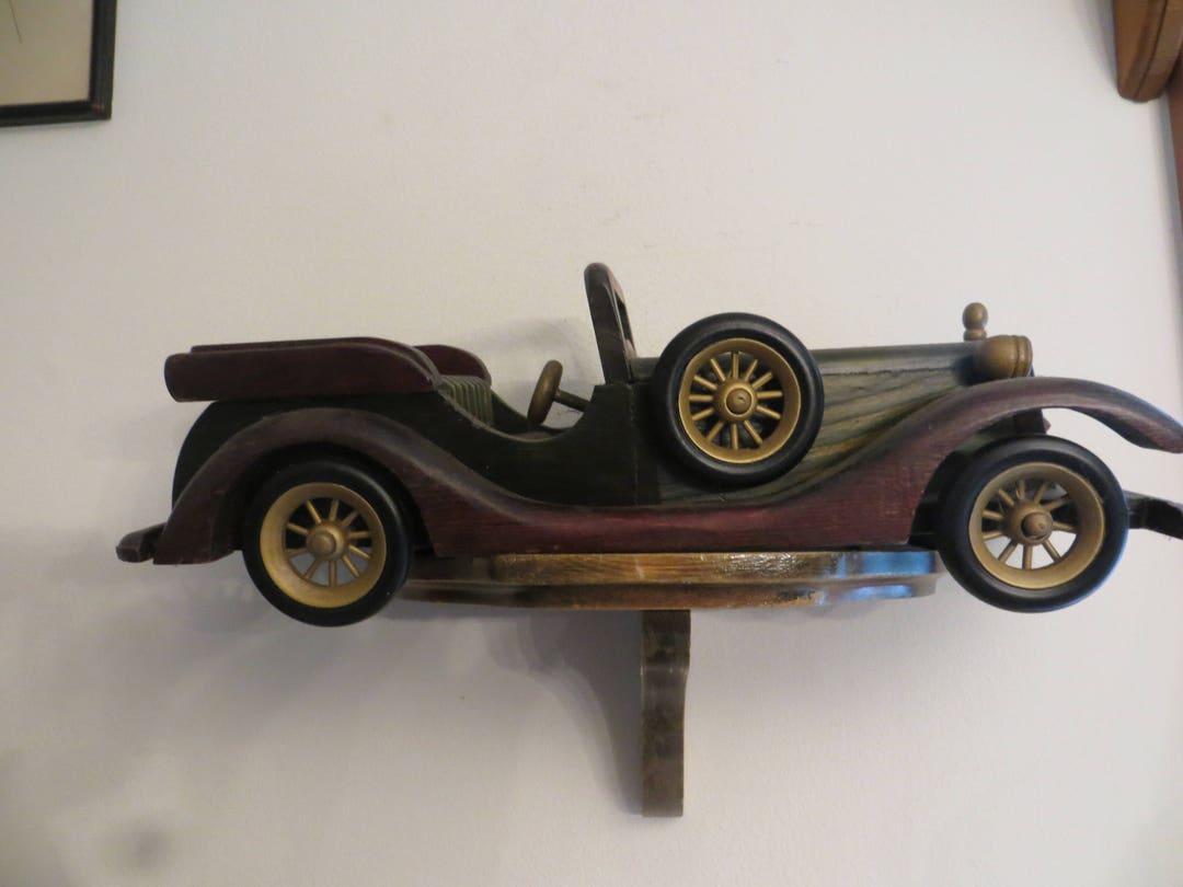 Wood Car, Hand Made, Old Wooden Auto - Etsy