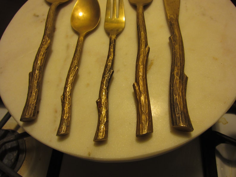Vance Kitira Adirondack Twig Bronzeware Flatware - Vintage, Pick One ...
