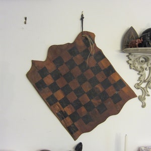 Primitive Wooden Checker Board, Plank Wood Chess Board Folk Art - Etsy
