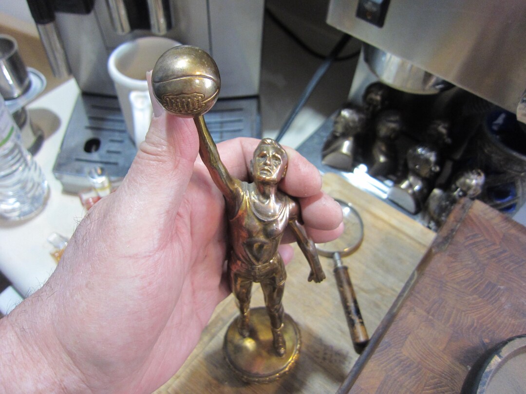 Vintage Basketball Championship Trophy 1940s-1950s, Please Read ...