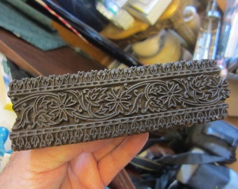 VTG Indian Wooden Ink Block - Etsy