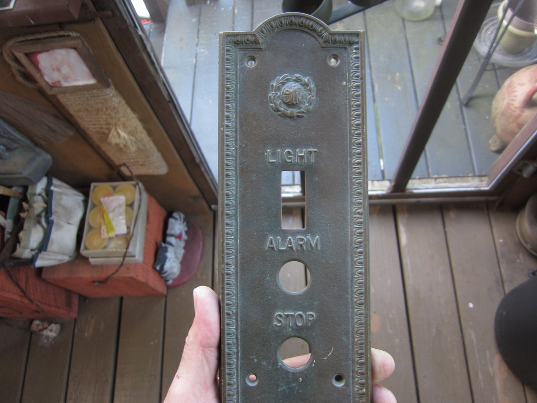 Call Button, Otis Elevator, Antique Bronze 21 Tall Panel Building ...