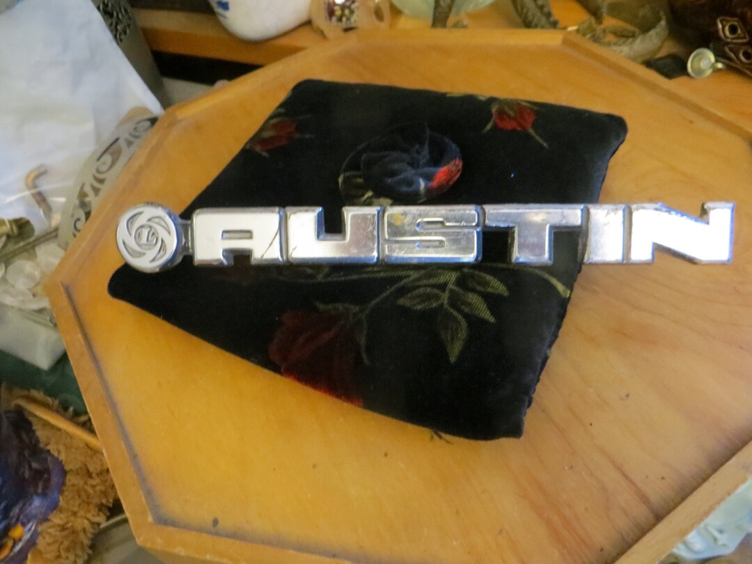 Vintage Austin Car Metal Badge Emblem - Etsy