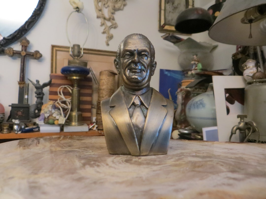 Lyndon B. Johnson Miniature Bust, Vintage - Etsy