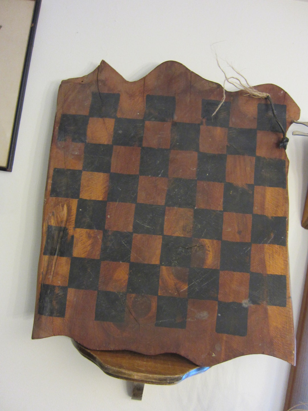 Primitive Wooden Checker Board, Plank Wood Chess Board Folk Art - Etsy