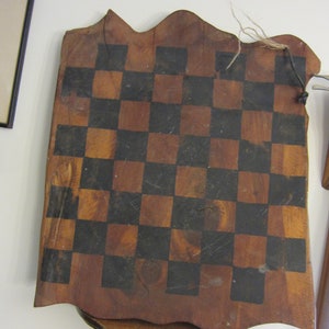Primitive Wooden Checker Board, Plank Wood Chess Board Folk Art - Etsy