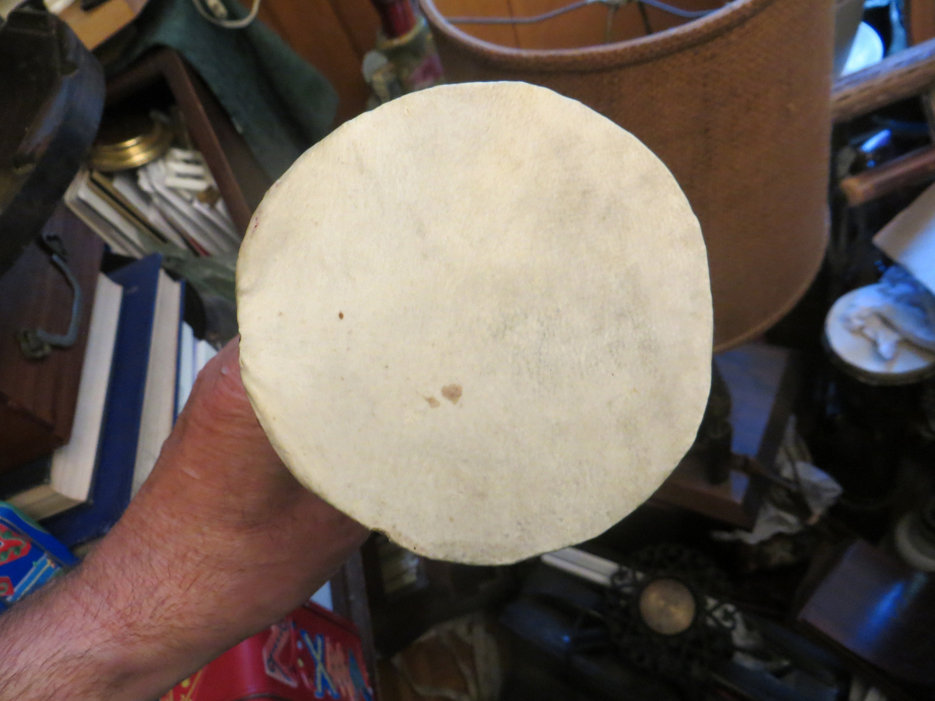 Tall Tribal Drum W/ Carved Turtle Design - Etsy