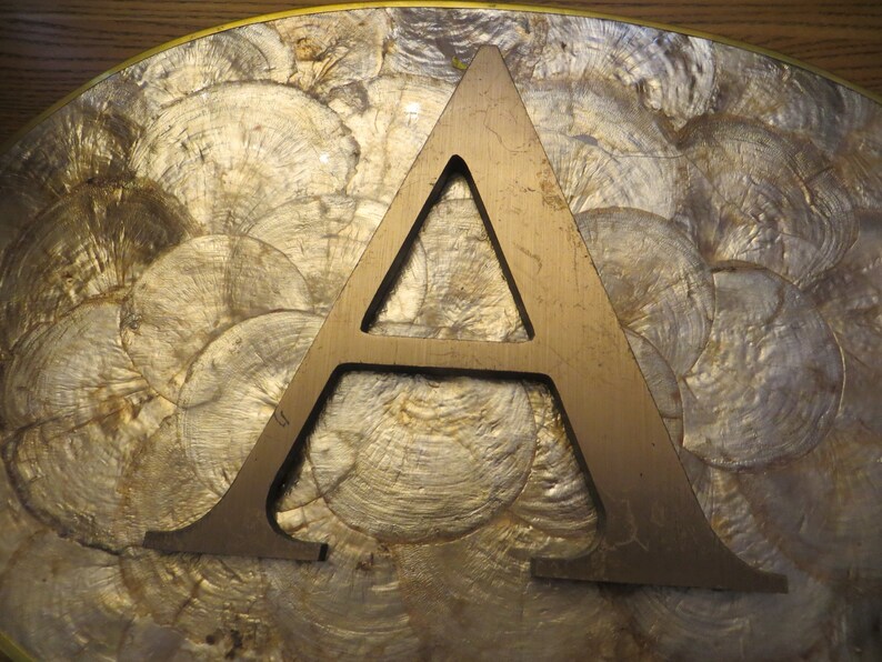 Letter A, Architectural Building Letter. Bronze or Brass Heavy Metal ...