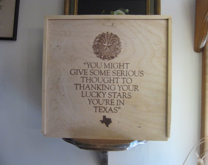 Thanking Your Lucky Stars Your in Texas Storage Box, - Etsy