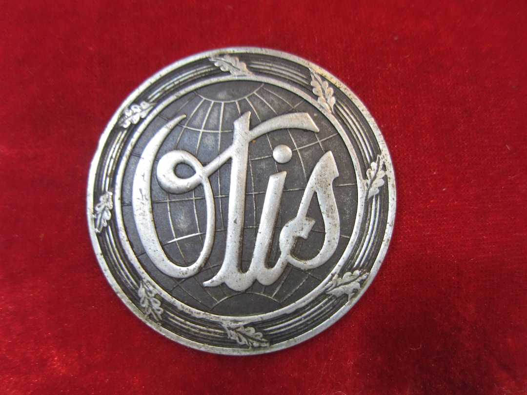 Otis Elevator Company 2 1/8" Round Nameplate Emblem or Plaque - Etsy