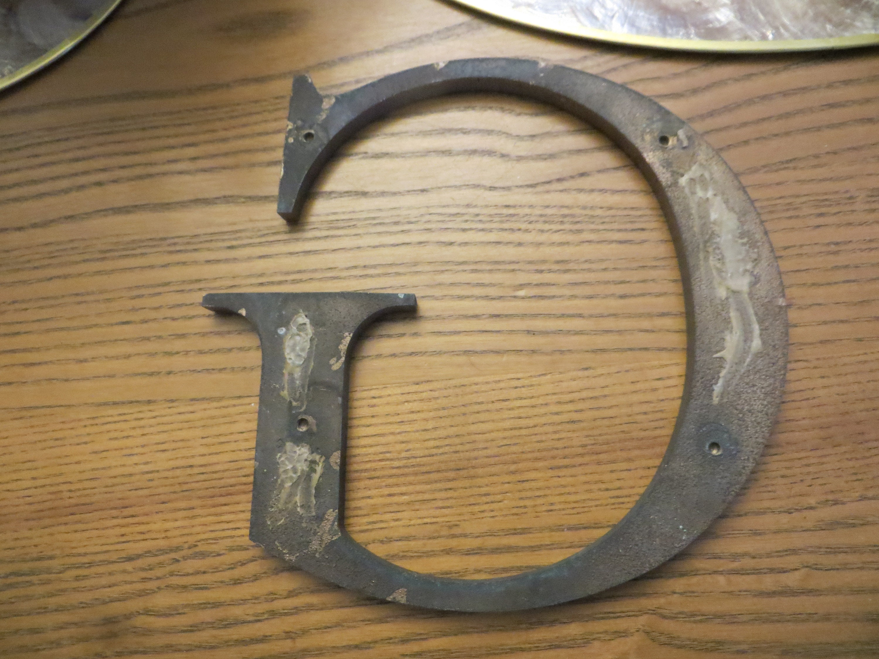 Letter G Architectural Building Letter. Bronze or Brass Heavy | Etsy