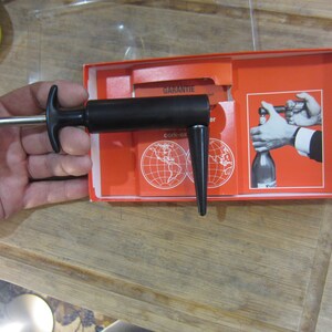 Vintage Corky Cork Air Needle Extractor Wine Bottle Corkscrew ...