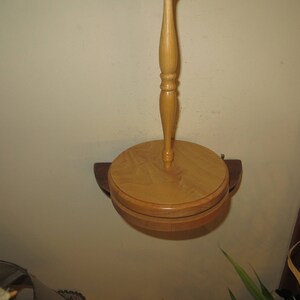 Jewelry Tree Display, Chain Necklace, Vintage, Wood, Rotating, 8 Hooks ...