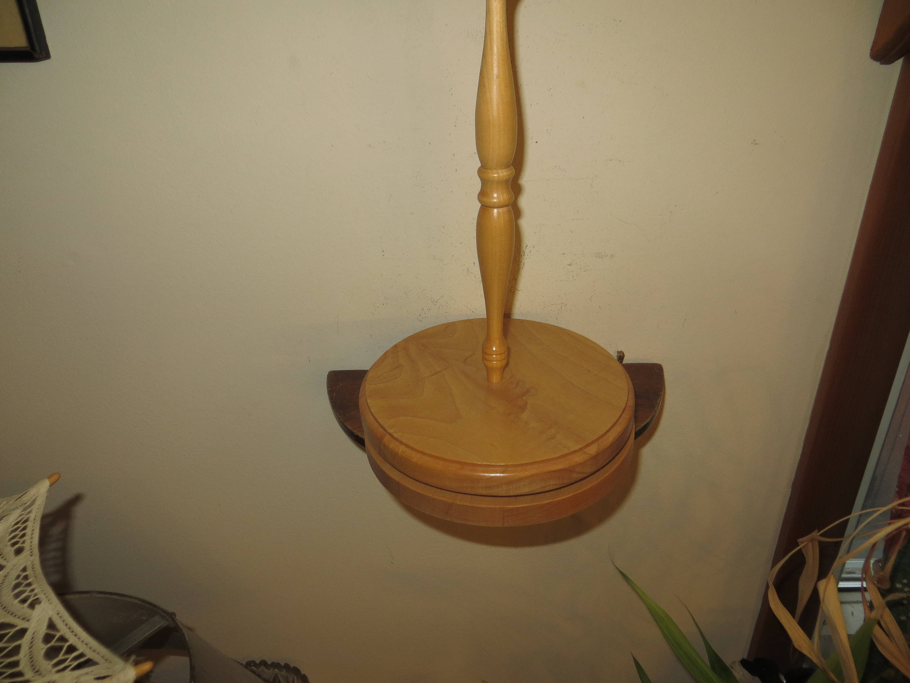 Jewelry Tree Display Chain Necklace vintage wood rotating | Etsy