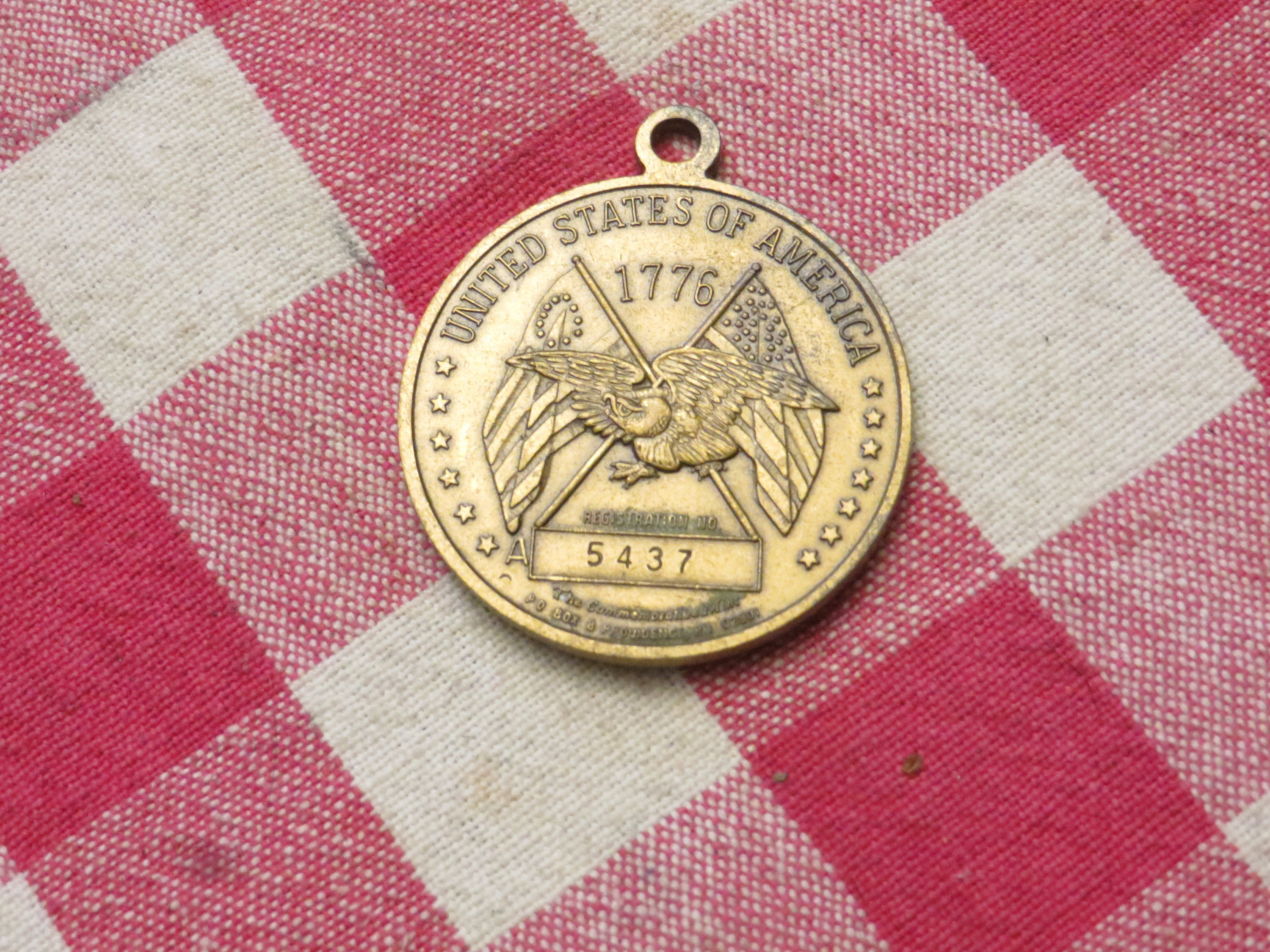 Bicentennial Commemorative Coil Pendant Liberty Bell & Emblem - Etsy