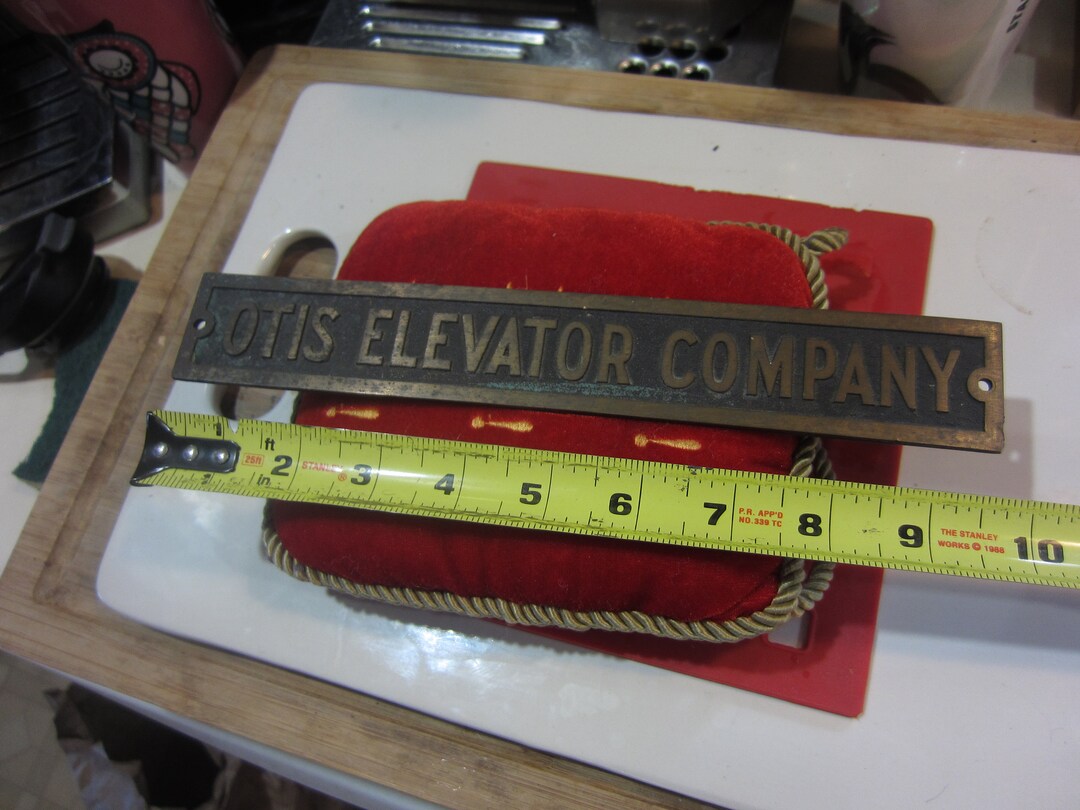 Otis Elevator Company Plaque Sign - Etsy