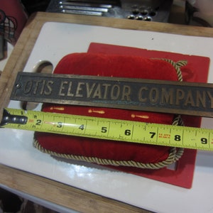 Otis Elevator Company Plaque Sign - Etsy