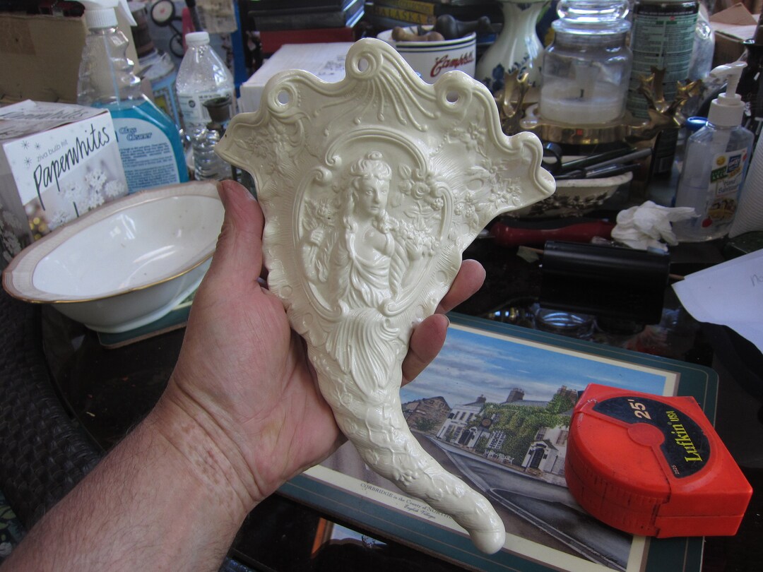 Vintage Wedgwood Creamware Wall Pocket, 'williamsburg Cornucopia - Etsy