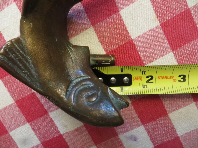 Bronze Brass Fish Finial Furniture Clock Topper Sculpture - Etsy