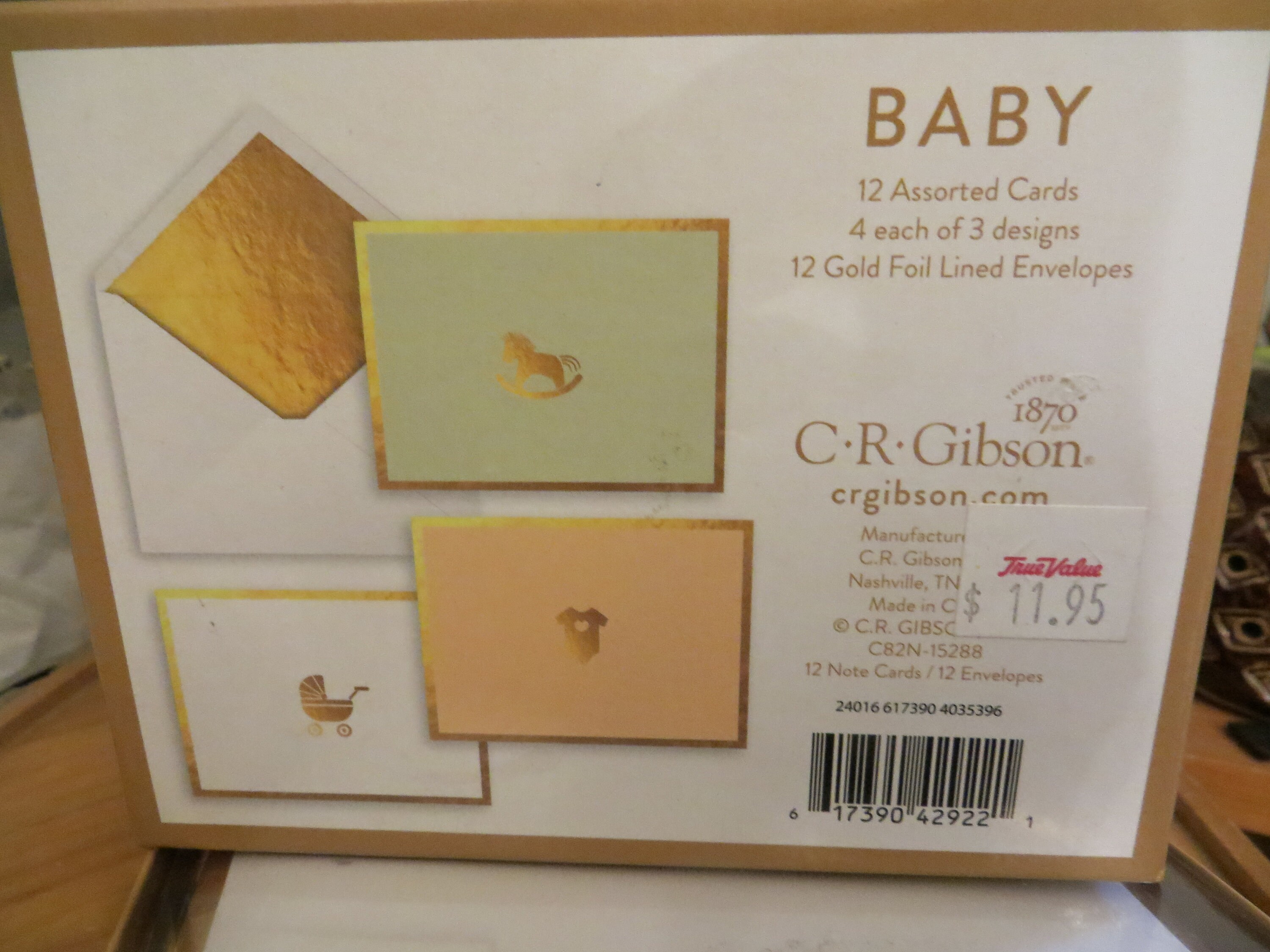 C.R. Gibson Baby Cards lot of 3 | Etsy