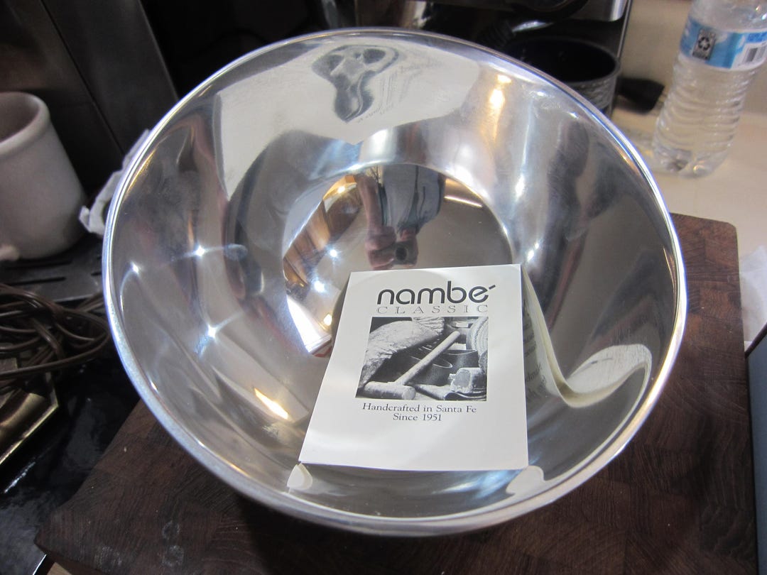 Vintage Nambe Serving Bowl in Box, Nambe 647, Mid-century Modern ...