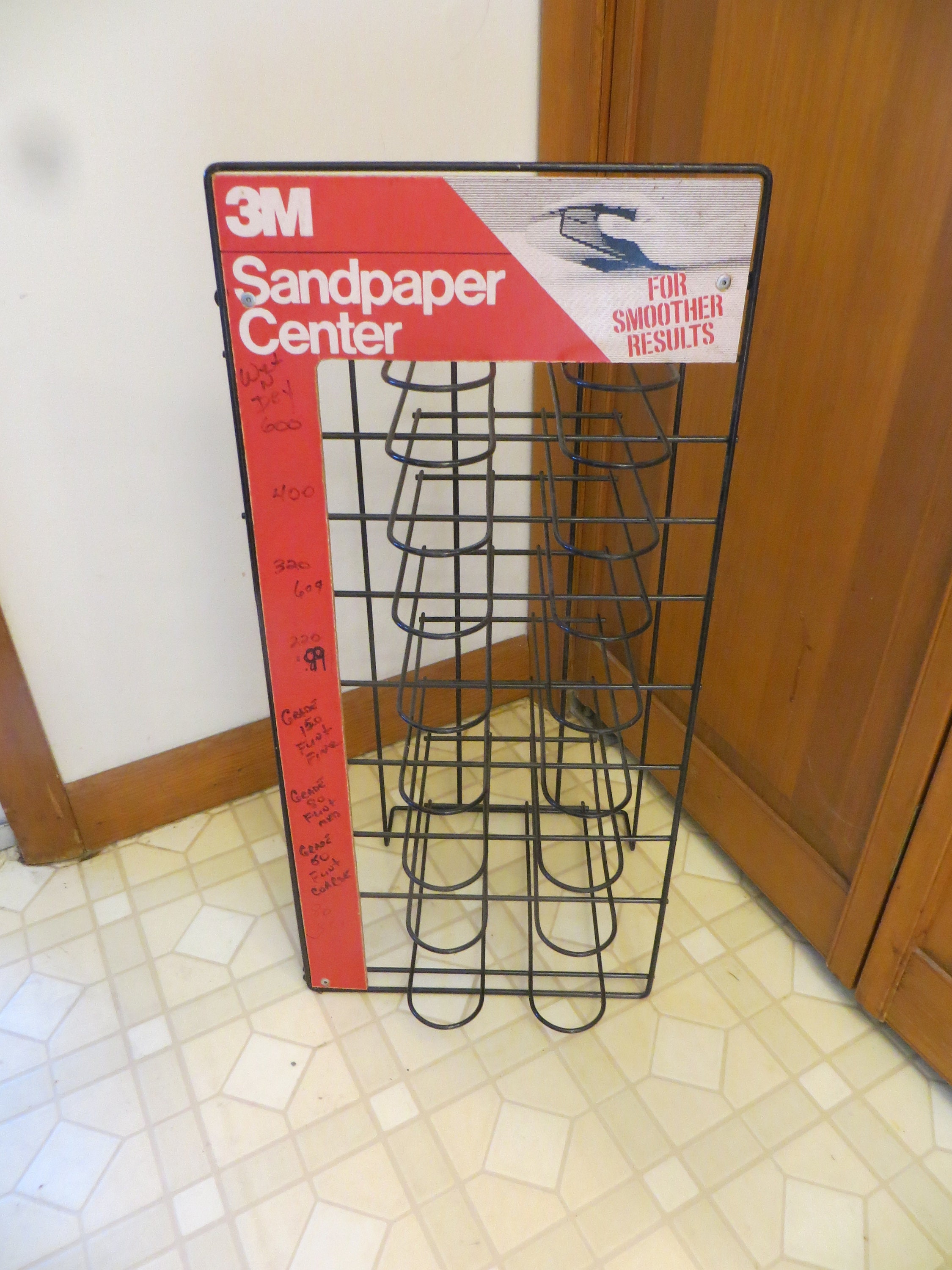 Vintage 3M Sandpaper Center Display Rack - Etsy