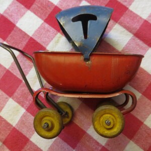 Doll Toy Metal Carriage Buggy Vintage Pram Toy - Etsy
