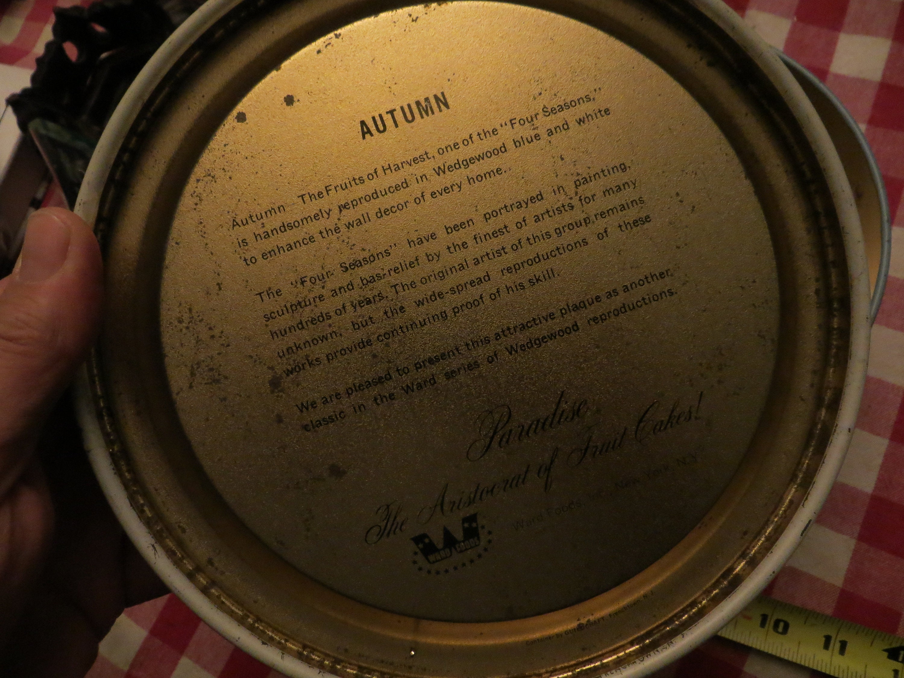 Wedgewood Reproduction Tin Large Vintage Lidded | Etsy