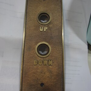 Vintage Salvaged Elevator Cab Car Call Button - Etsy