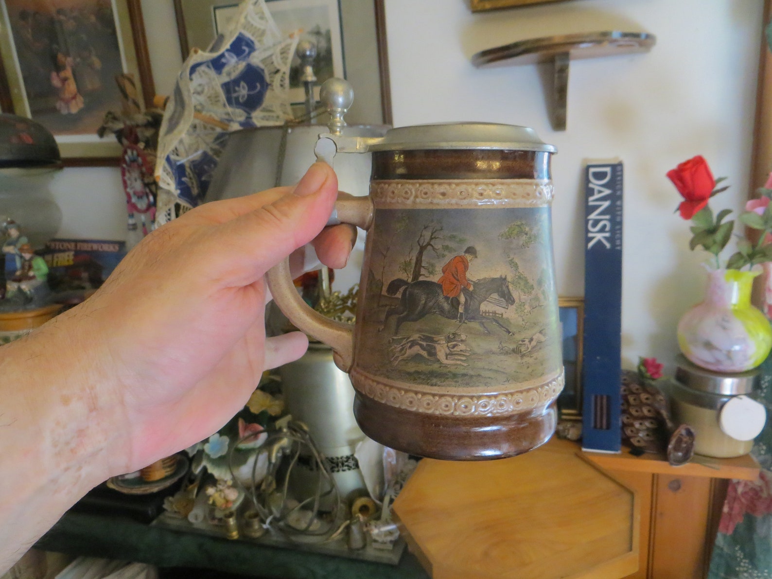 Midcentury Marzi and Remy German Beer Stein With Fox Hunting - Etsy